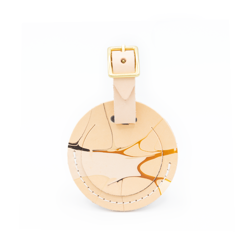 Glad & Young Studio | Leather Luggage Tag