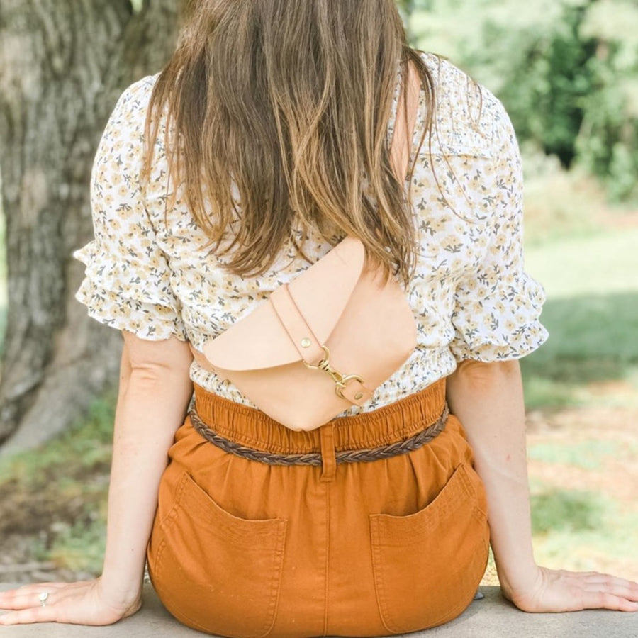Modern Leather Fanny Pack - Glad & Young Studio